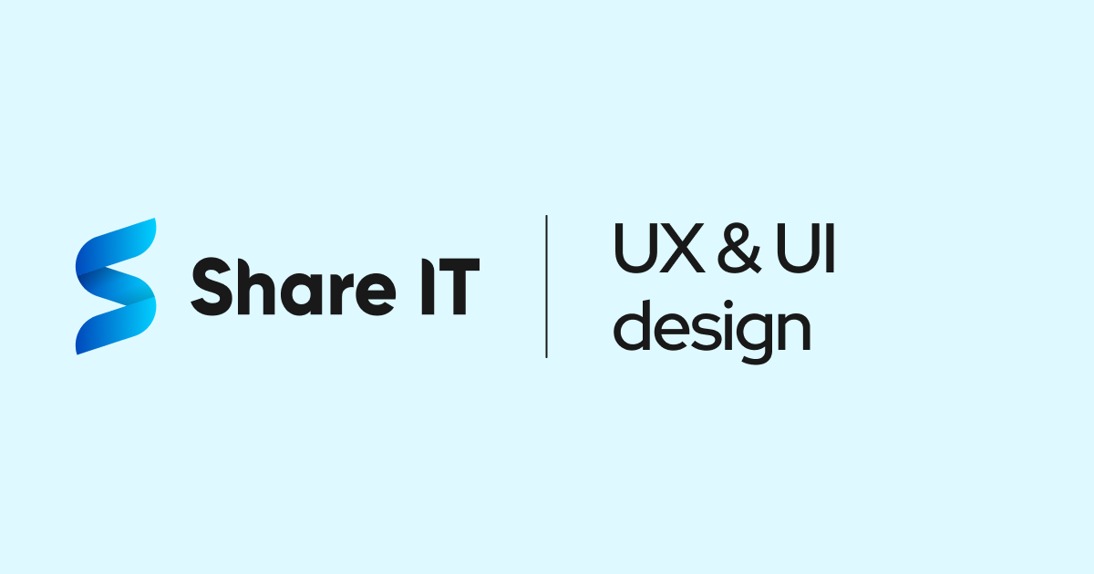 UX & UI Design Services - Share IT